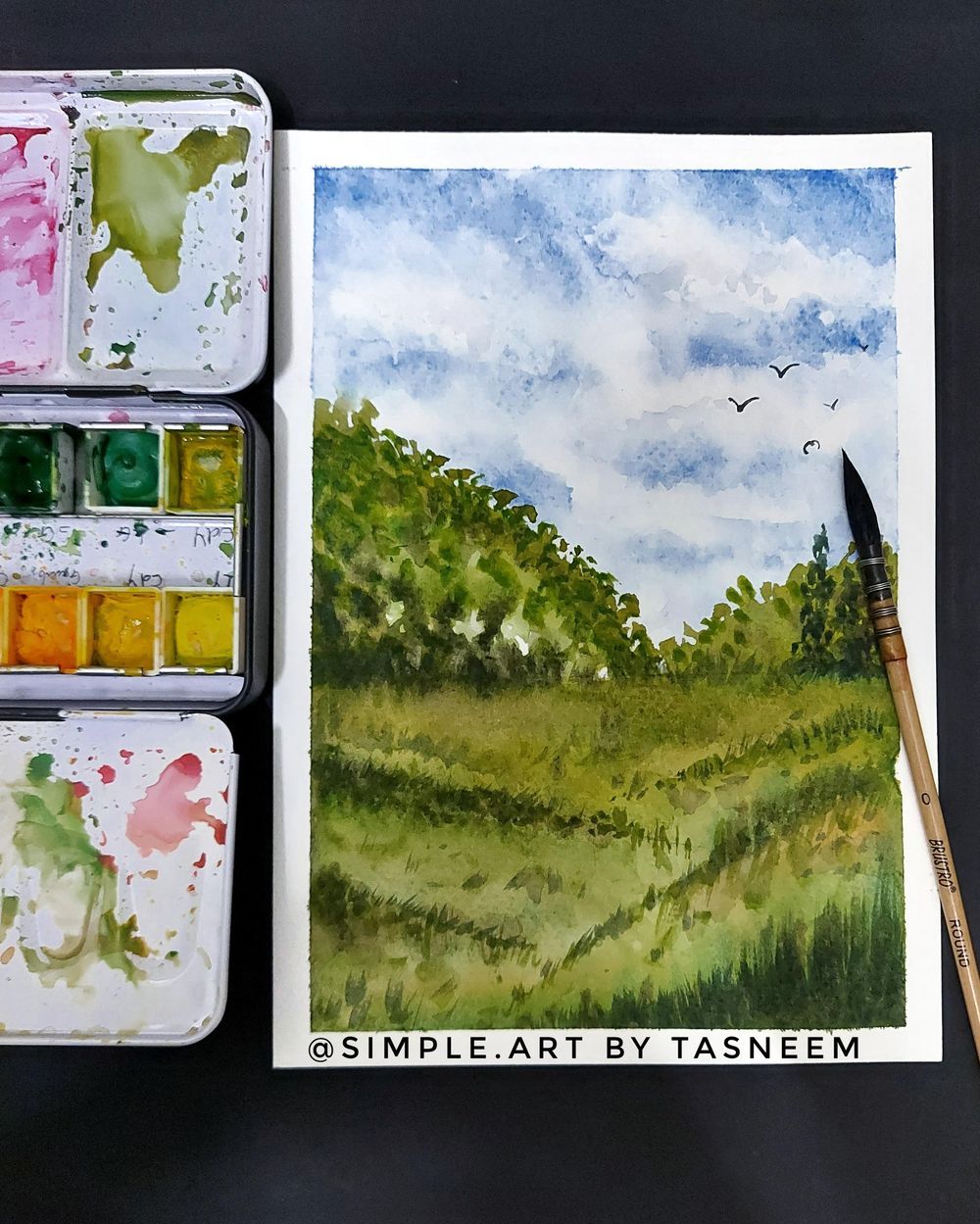 Green landscape | Skillshare Student Project