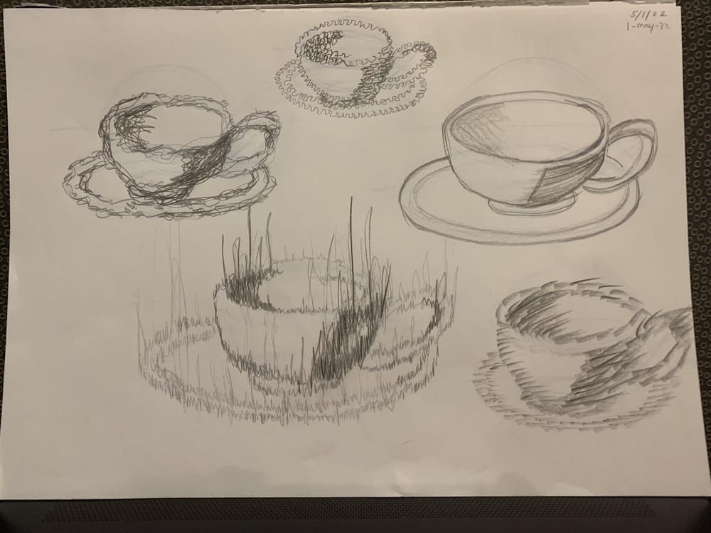 Soft Object, Hard Object, Teacups, and Shading | Skillshare Student Project