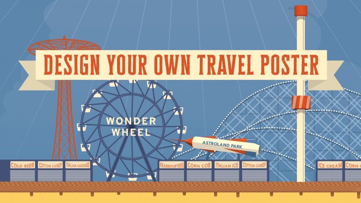 Design Your Own Travel Poster | Skillshare Student Project