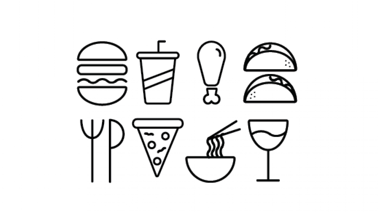 Food Icons | Skillshare Student Project