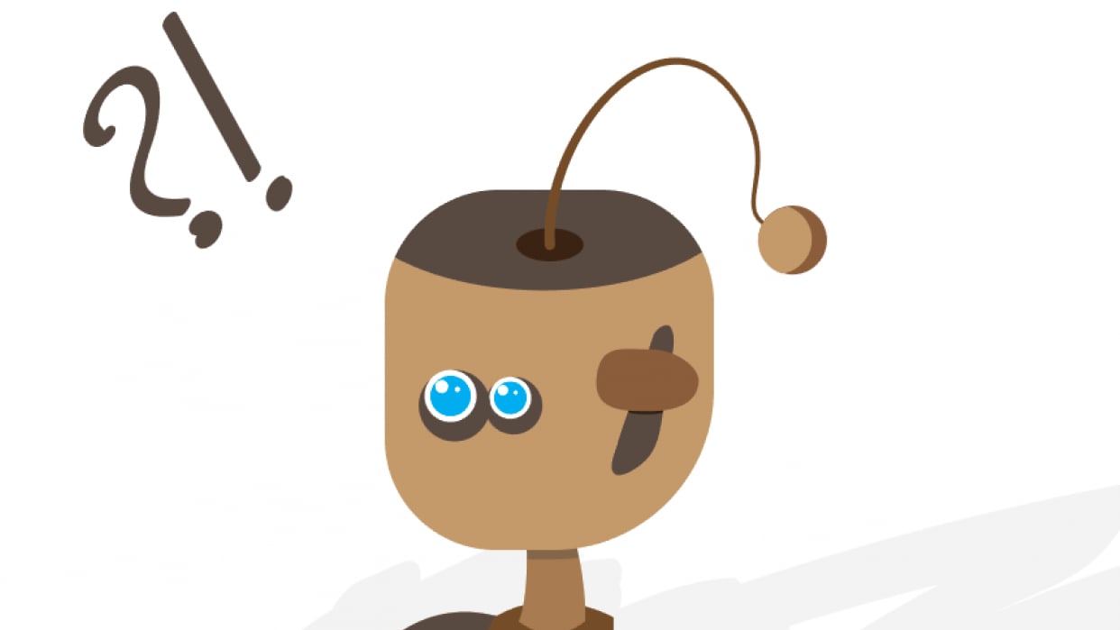 Confused Robot - manual tracing exercise | Skillshare Student Project