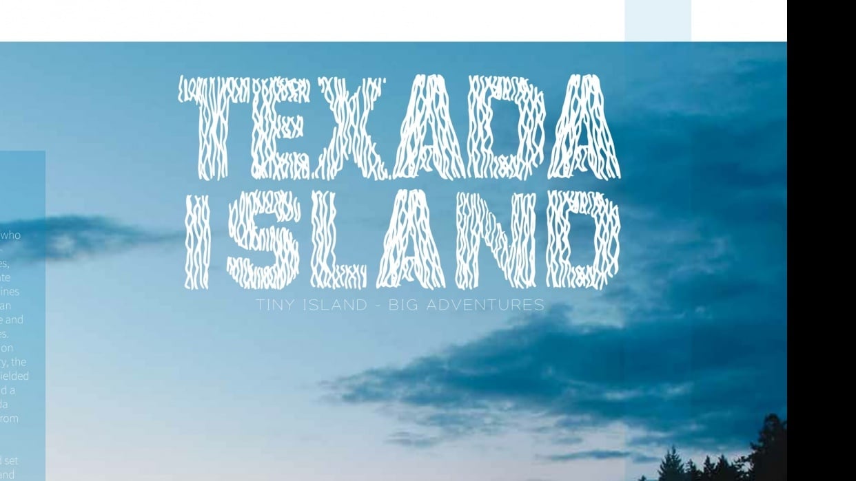 Magazine Layout - Texada Island | Skillshare Student Project