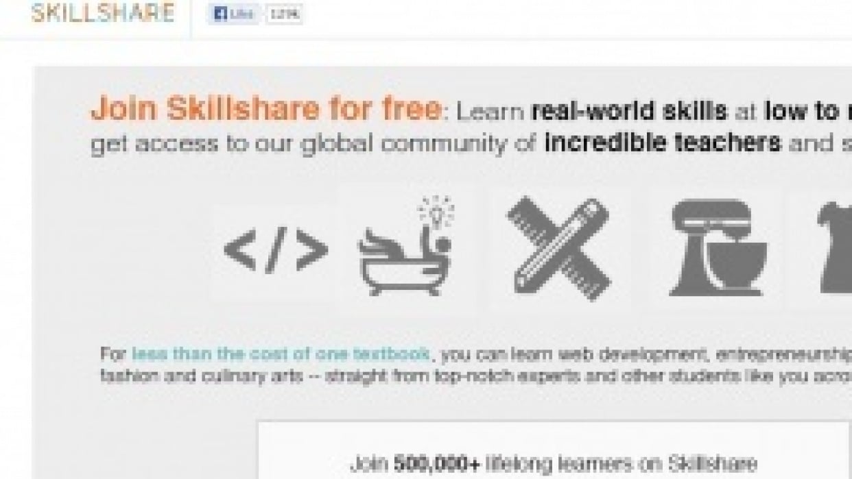 Skillshare Landing Page #1 | Skillshare Student Project