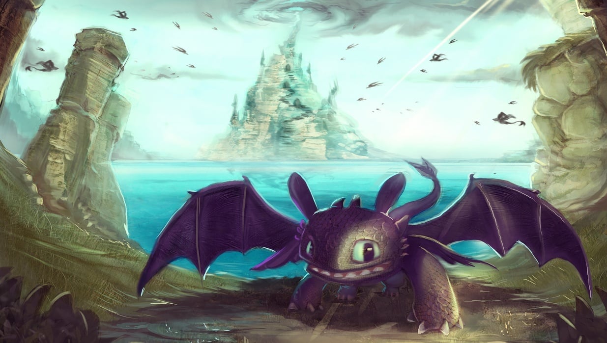 Toothless, night fury - remake | Skillshare Student Project