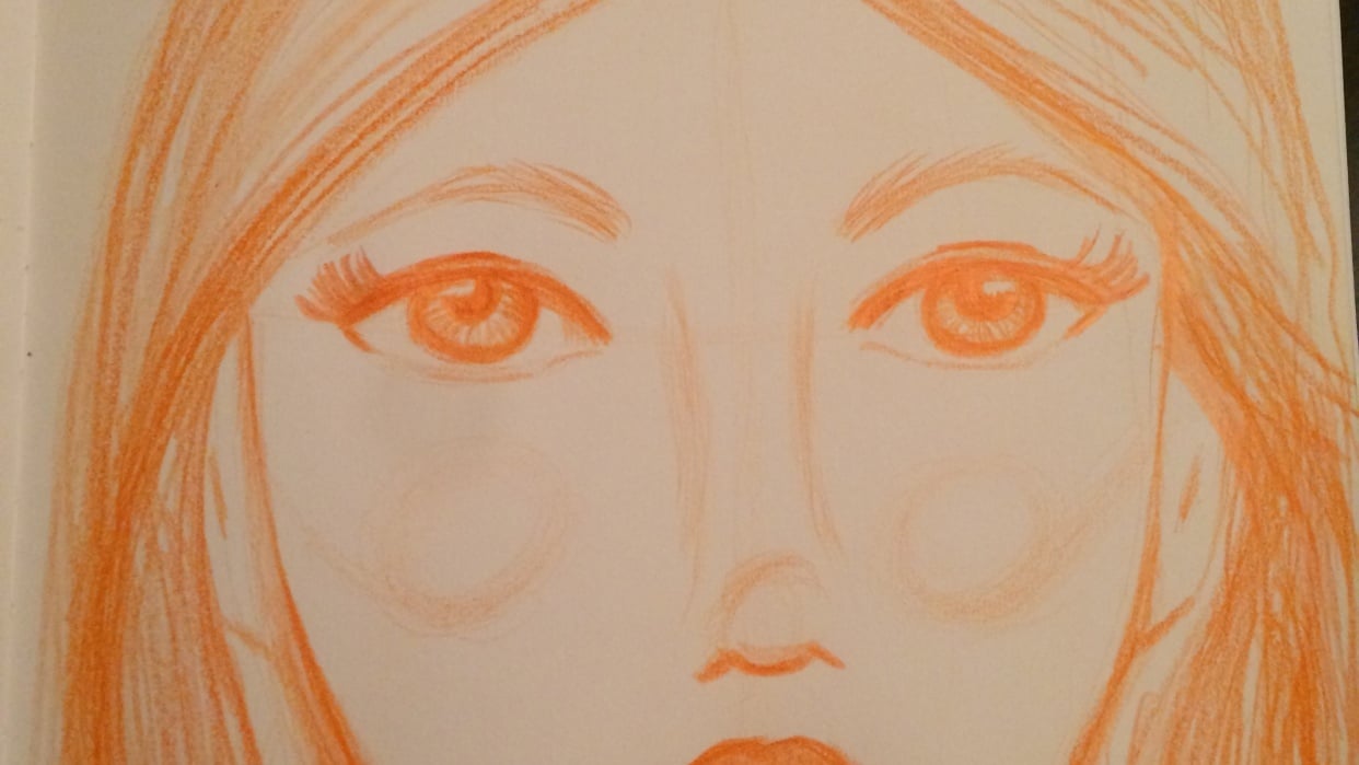 Whimsical face | Skillshare Student Project