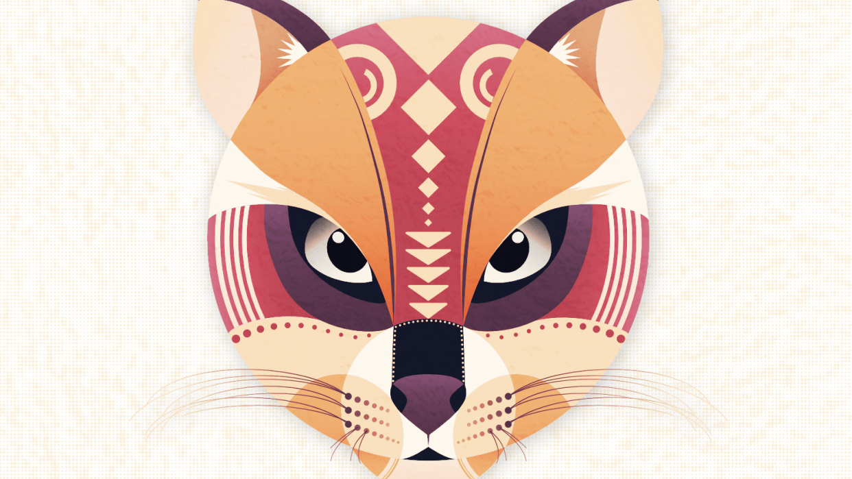 Geometric Ocelot | Skillshare Student Project