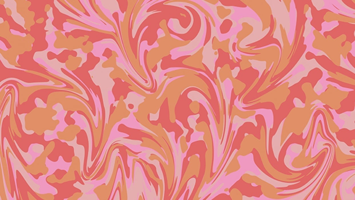 Organic Abstract Pattern | Branding Experiment | Skillshare Student Project