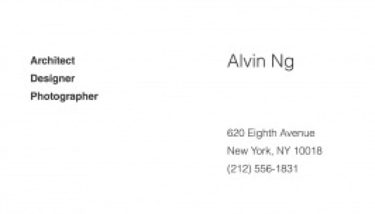 Business Card Exercise | Skillshare Student Project