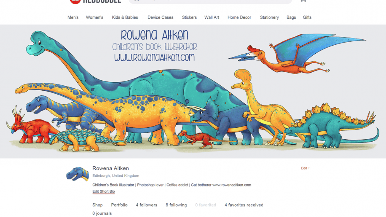 Rowena Aitken - Children's Book Illustrator - Redbubble PoD ...