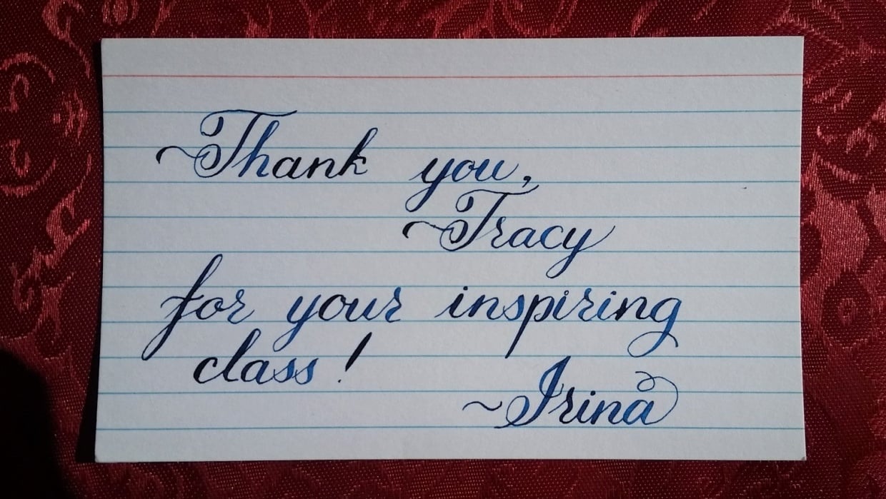 Basic Pointed Pen Calligraphy for the Layperson with Tracy | Skillshare ...