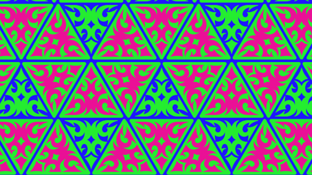 Vibrant Pattern (recolored) | Skillshare Student Project