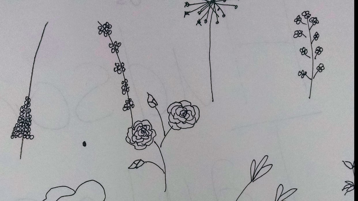 basic flower sketches | Skillshare Student Project
