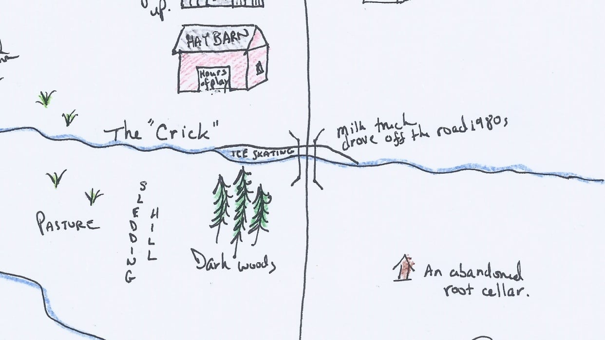 Childhood Square Mile Memory Map | Skillshare Student Project