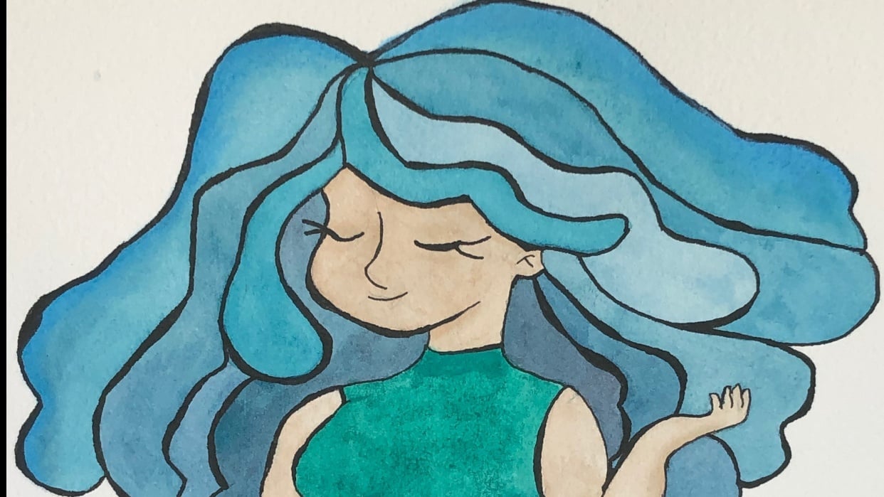 Blue Girl | Skillshare Student Project