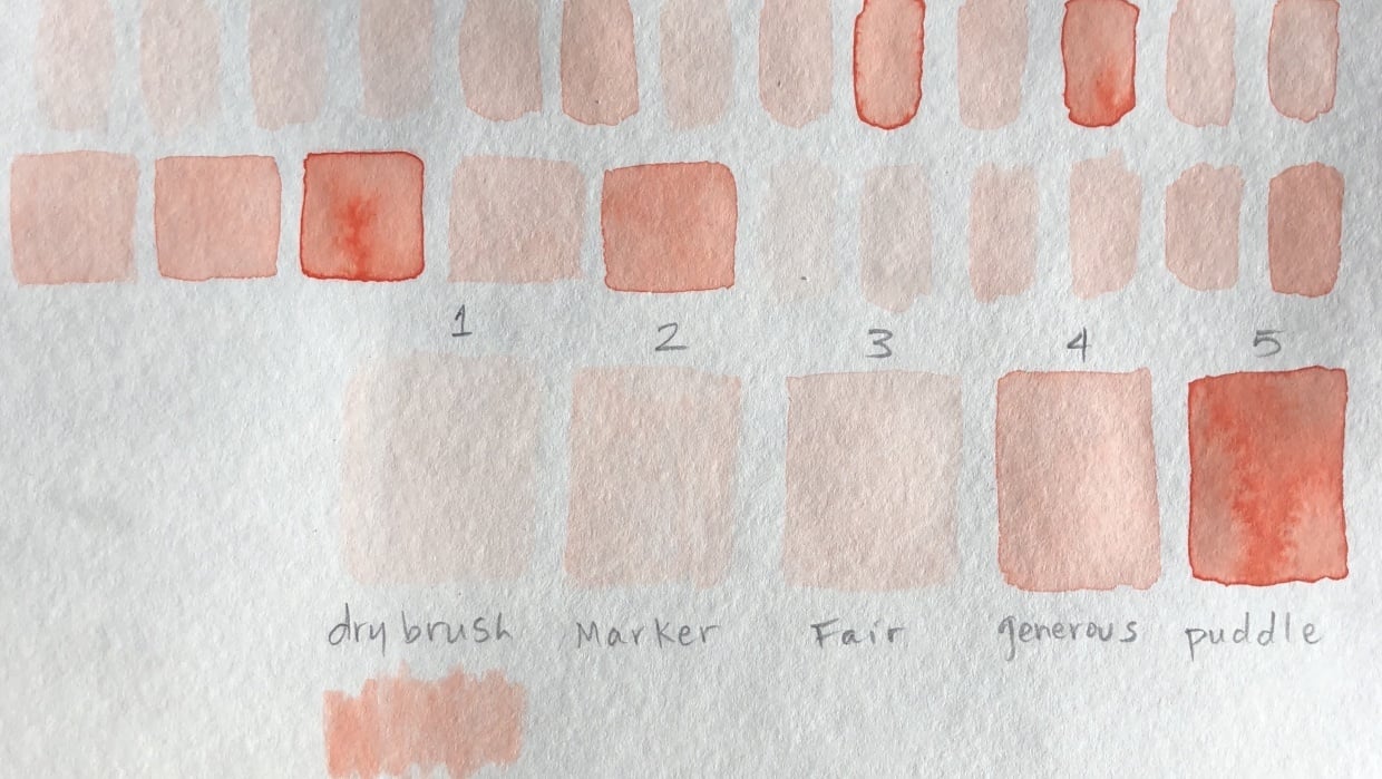 Watercolor Fundamentals: Practice Sheets | Skillshare Student Project