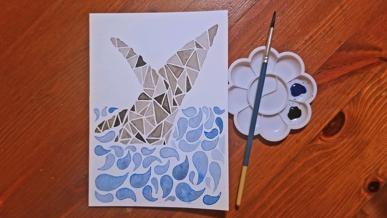 Watercolor Fundamentals: Water Control and Shape - Practice Sheet | Skillshare Student Project