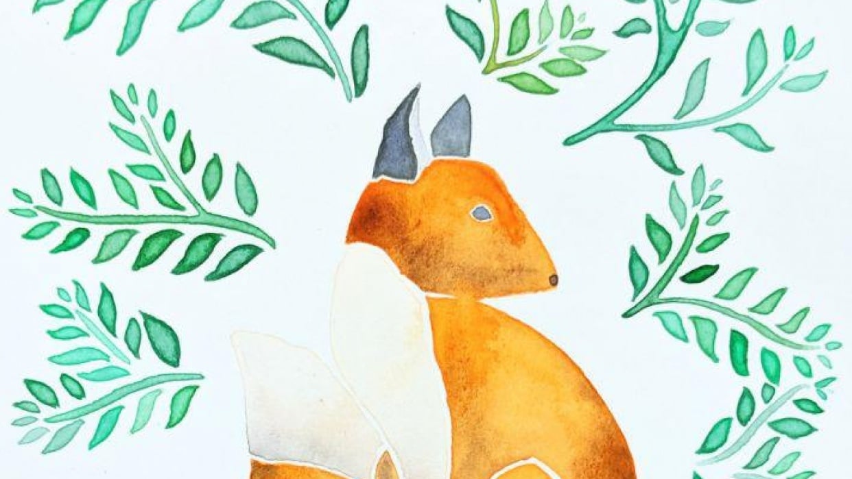 A leafy little fox | Skillshare Student Project