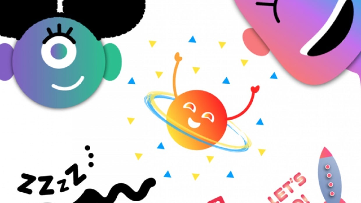 Galaxy Girls Sticker Pack | Skillshare Student Project