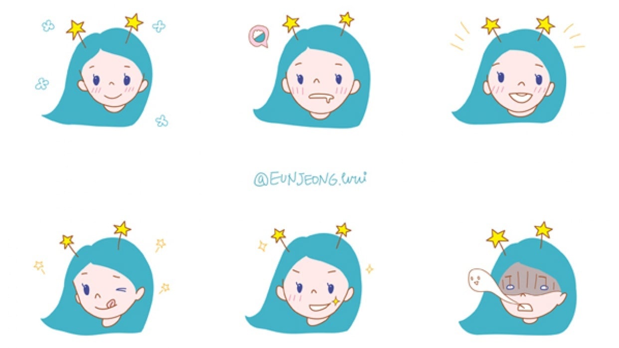 Line Sticker - Hello, Sophiel | Skillshare Student Project