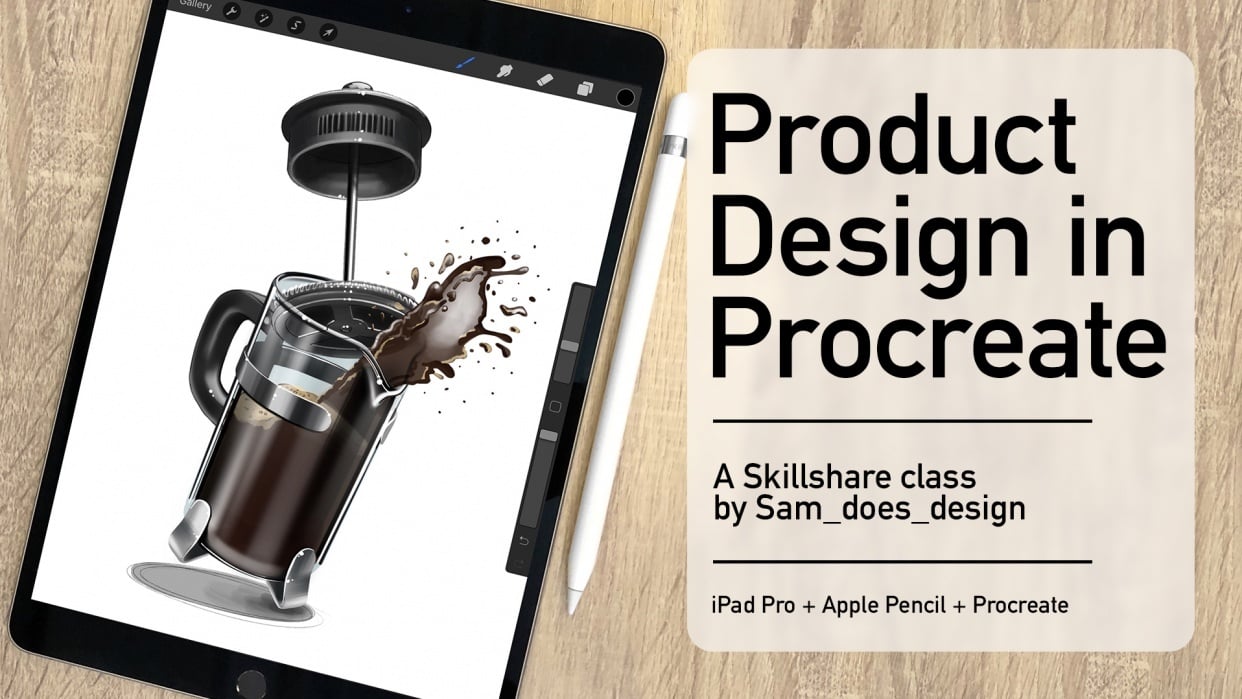 Product Design in Procreate | Skillshare Student Project