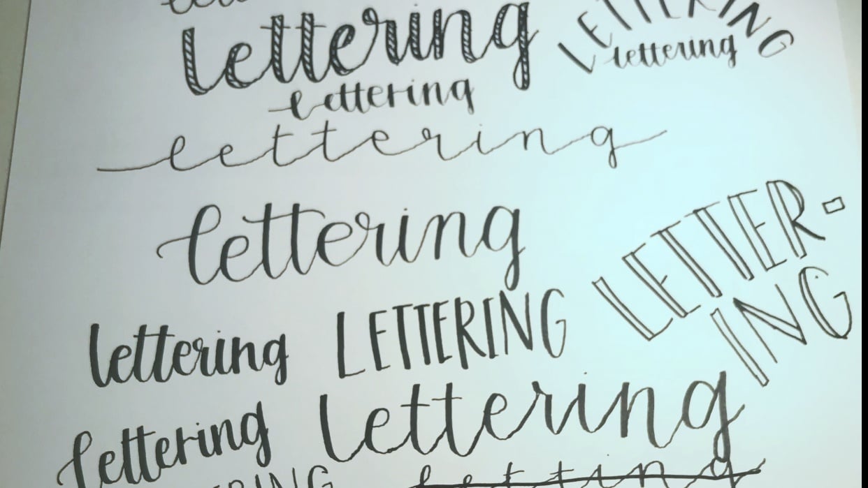 Lettering Styles | Skillshare Student Project