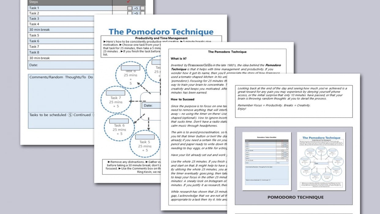 Pomodoro Technique | Skillshare Student Project