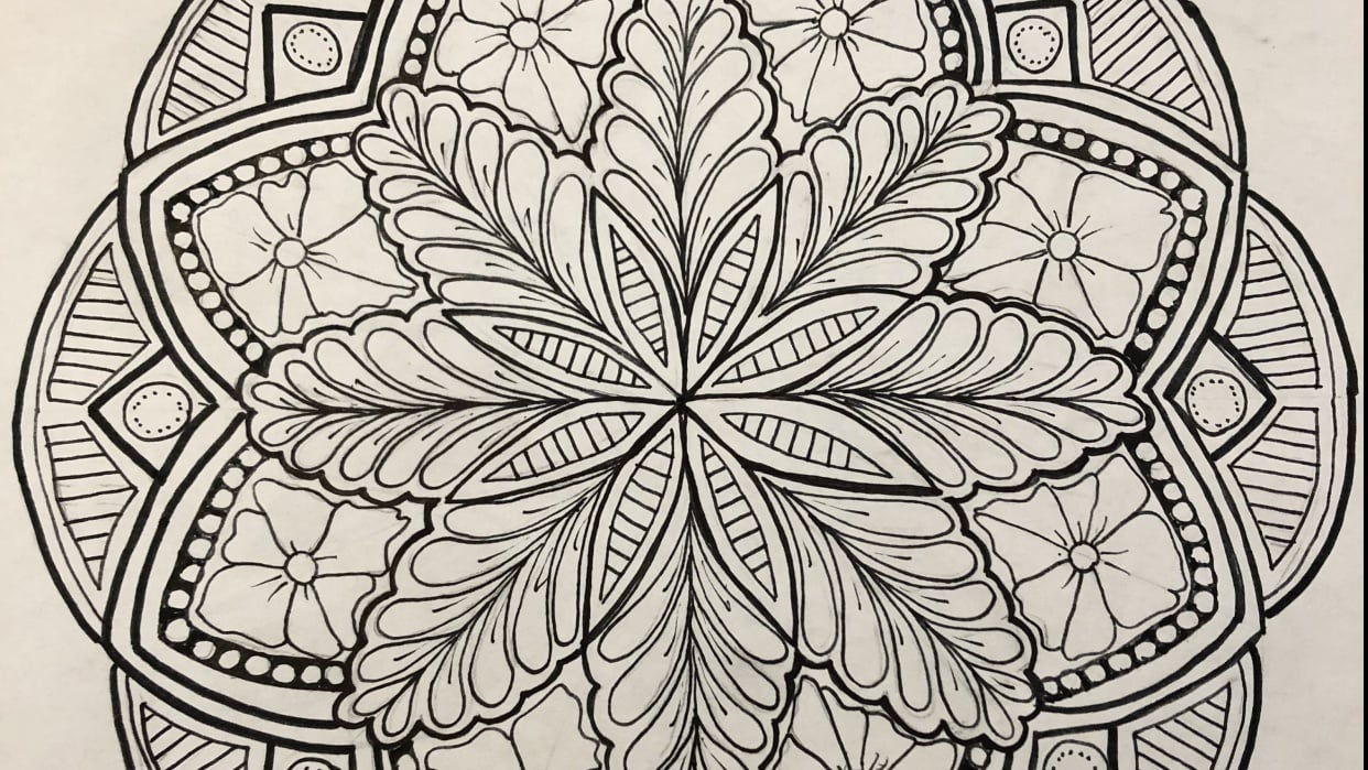 Mandala 8 section grid | Skillshare Student Project Mandala 8 section grid | Skillshare Student Project