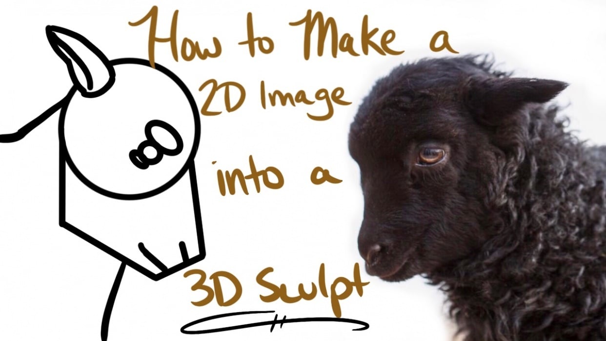 How To Make A 3D Sculpture From A 2D Photo Skillshare Student Project