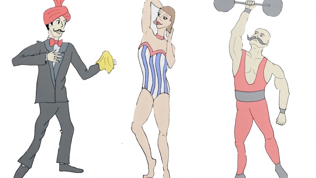 Circus characters | Skillshare Student Project