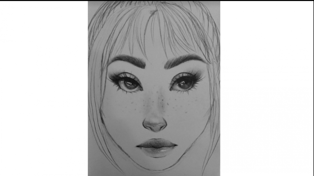 female sketch | Skillshare Student Project