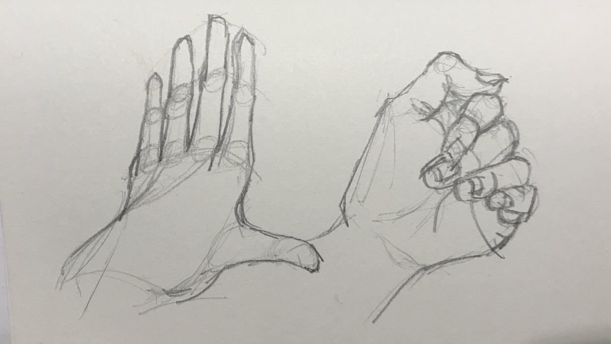 same posture with my hand | Skillshare Student Project