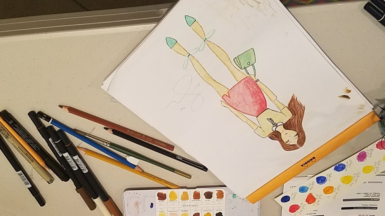 1st Human Illustration | Skillshare Student Project