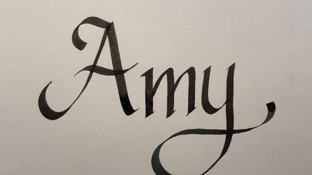 Name With Simple Flourish Skillshare Student Project