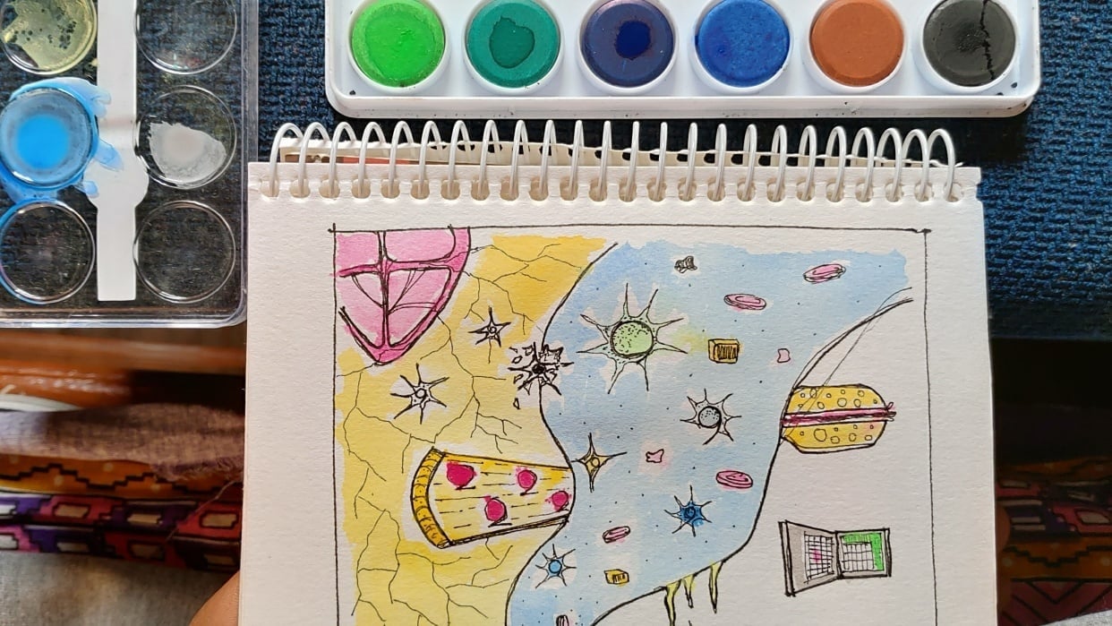 Sketchbook journal | Skillshare Student Project