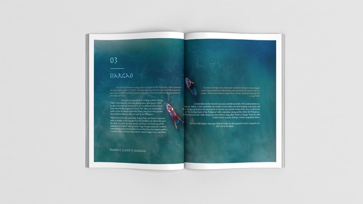 Mock Up Philippine Island Magazine Layout | Skillshare Student Project