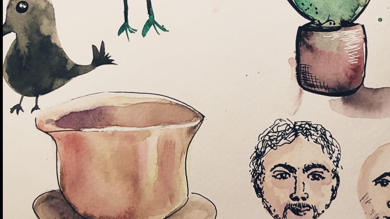 watercolour blob drawings | Skillshare Student Project