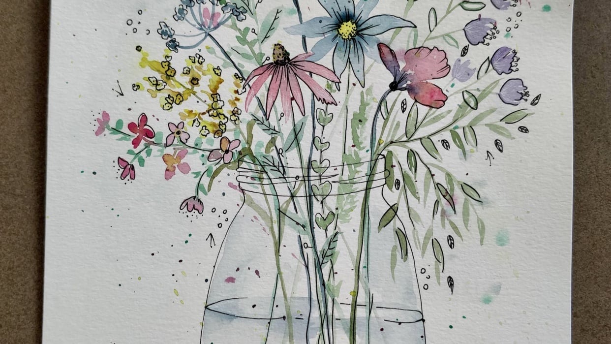 Ink & Watercolor Magic: 5 Step By Step Illustrations | Skillshare ...