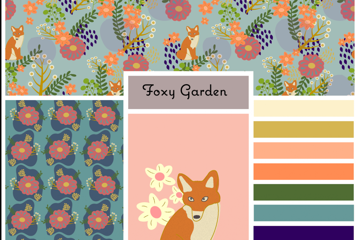 Foxy Garden Collection | Skillshare Student Project