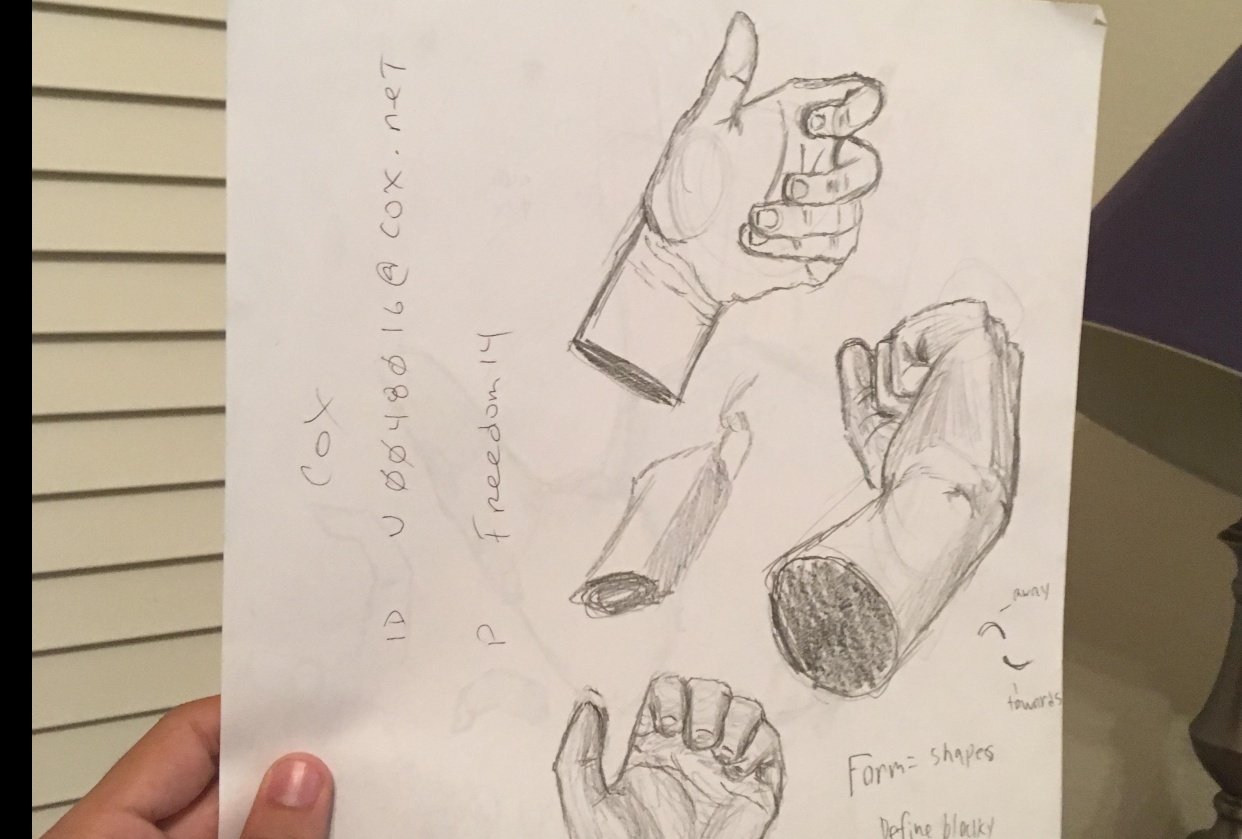 3 hands project | Skillshare Student Project