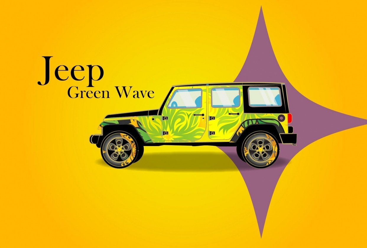 Jeep Green Wave | Skillshare Student Project