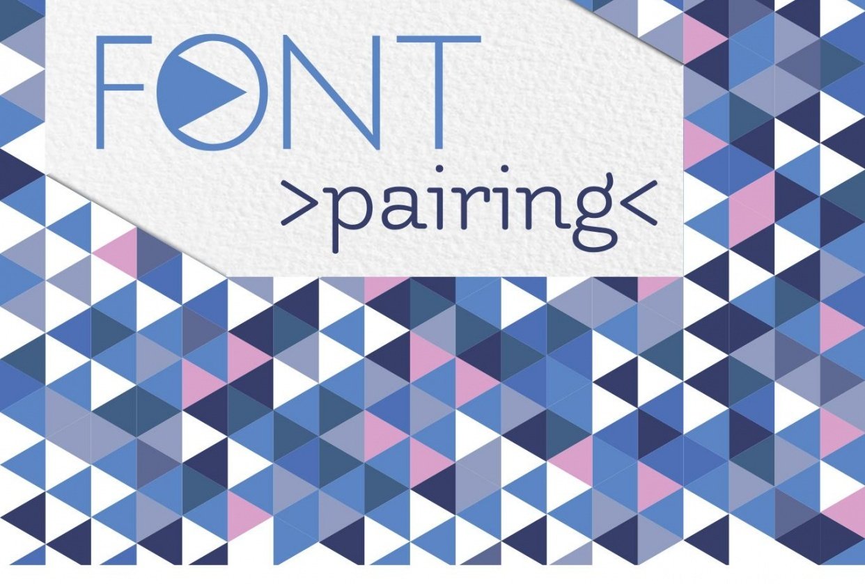 Font Pairing triangles | Skillshare Student Project