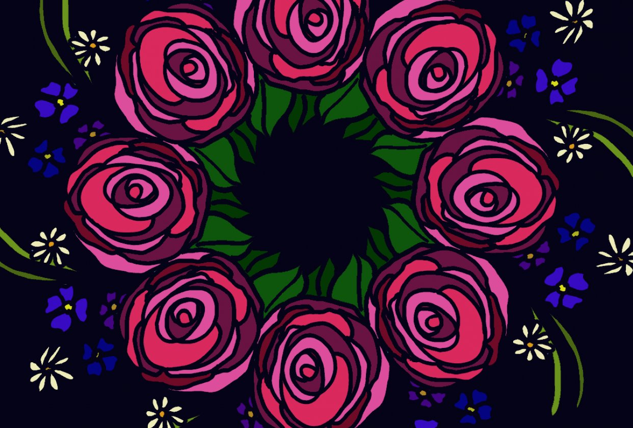 first rose wreath | Skillshare Student Project