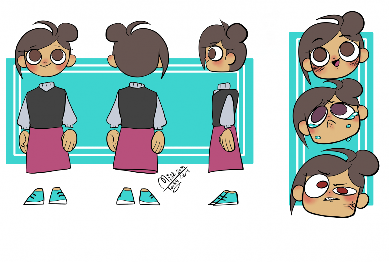 Persona reference sheet | Skillshare Student Project