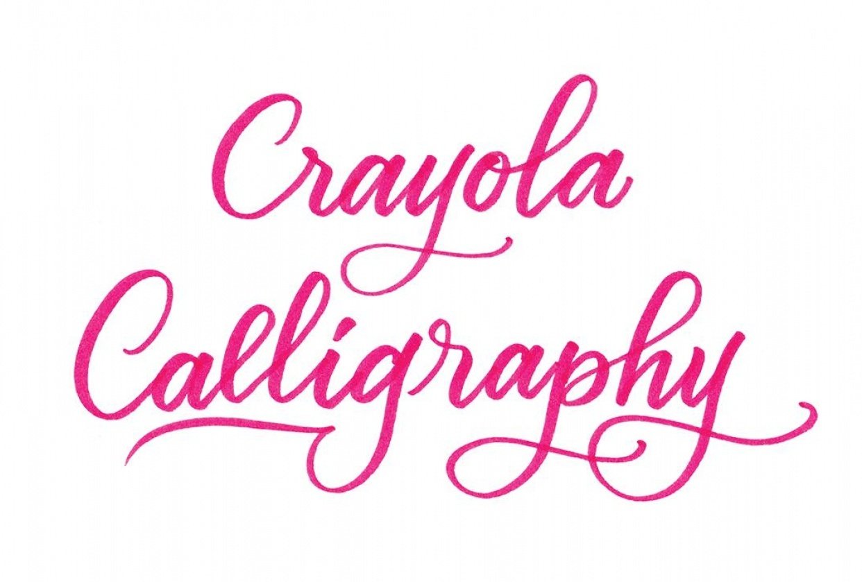 Crayola Calligraphy Hand lettering For Beginners Skillshare Student crayola-calligraphy-hand-lettering-for-beginners-skillshare-student