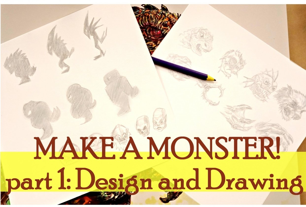 Make A Monster part 1: Design and Drawing | Skillshare Student Project