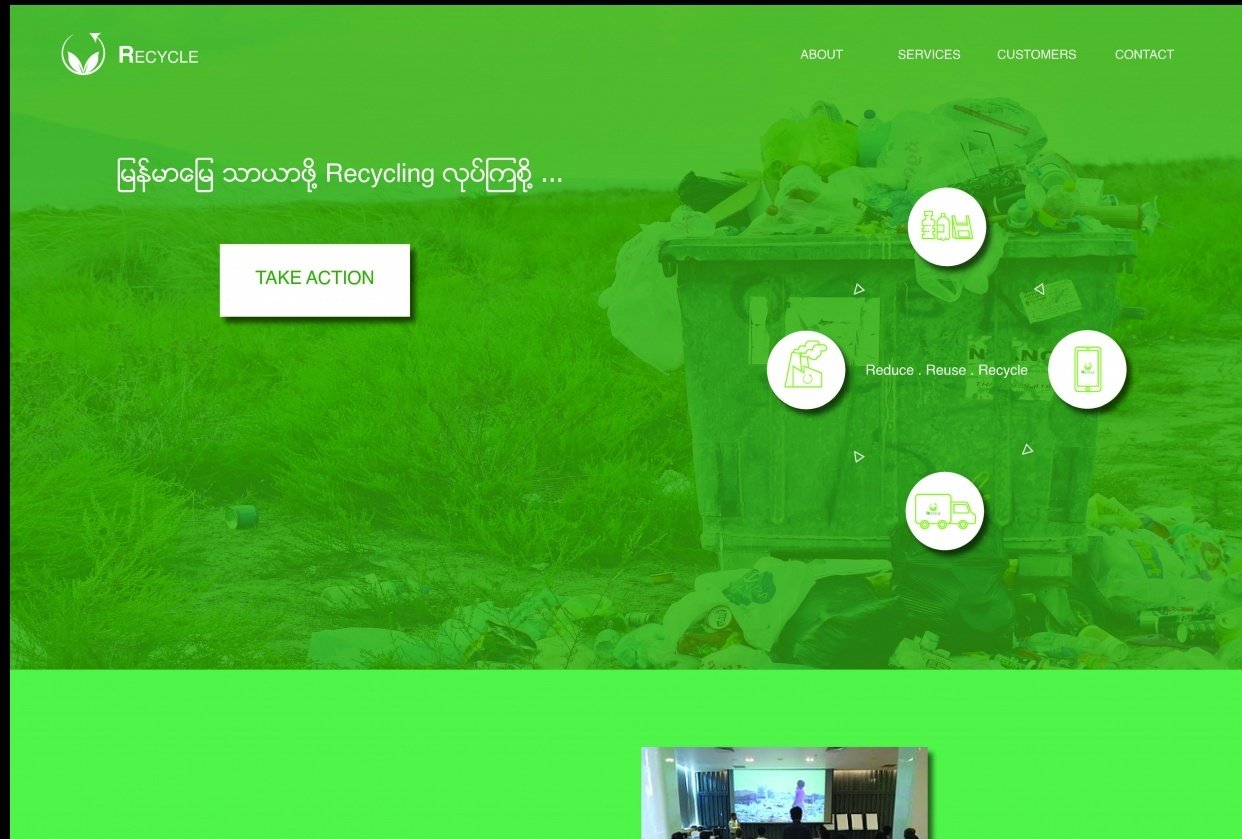 Website redesign for a recycling company. | Skillshare Student Project
