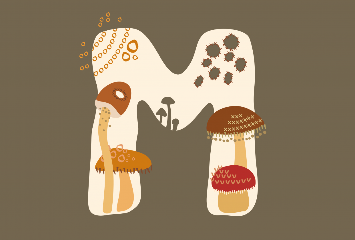 M is for mushroom | Skillshare Student Project