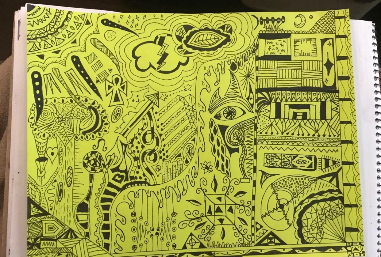 my super random doodle with things i learned in this class ...