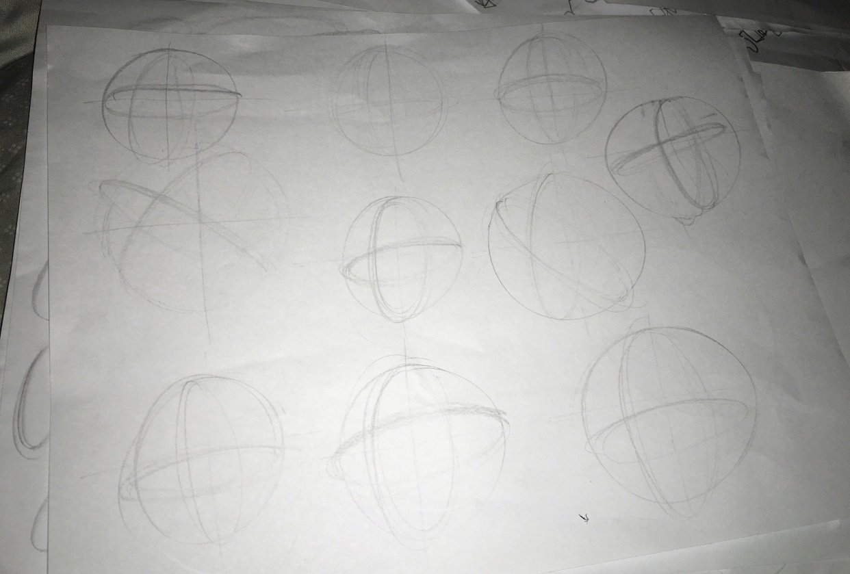 My attempts at spheres | Skillshare Student Project