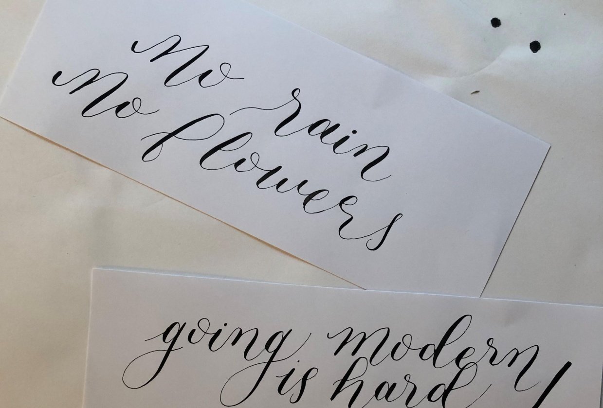 Advanced Modern Calligraphy | Skillshare Student Project